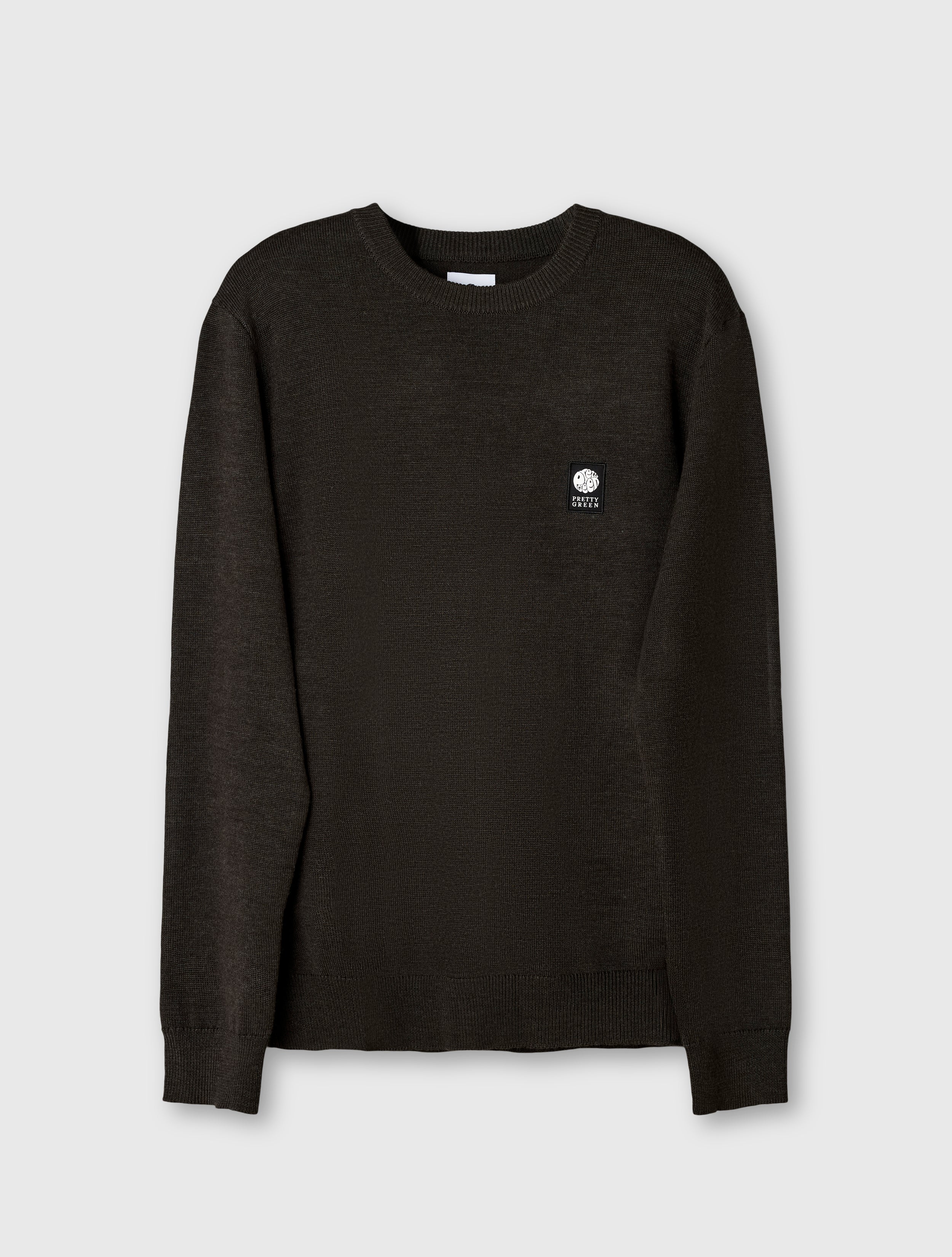 Charcoal Merino Blend Crew – Pretty Green Store