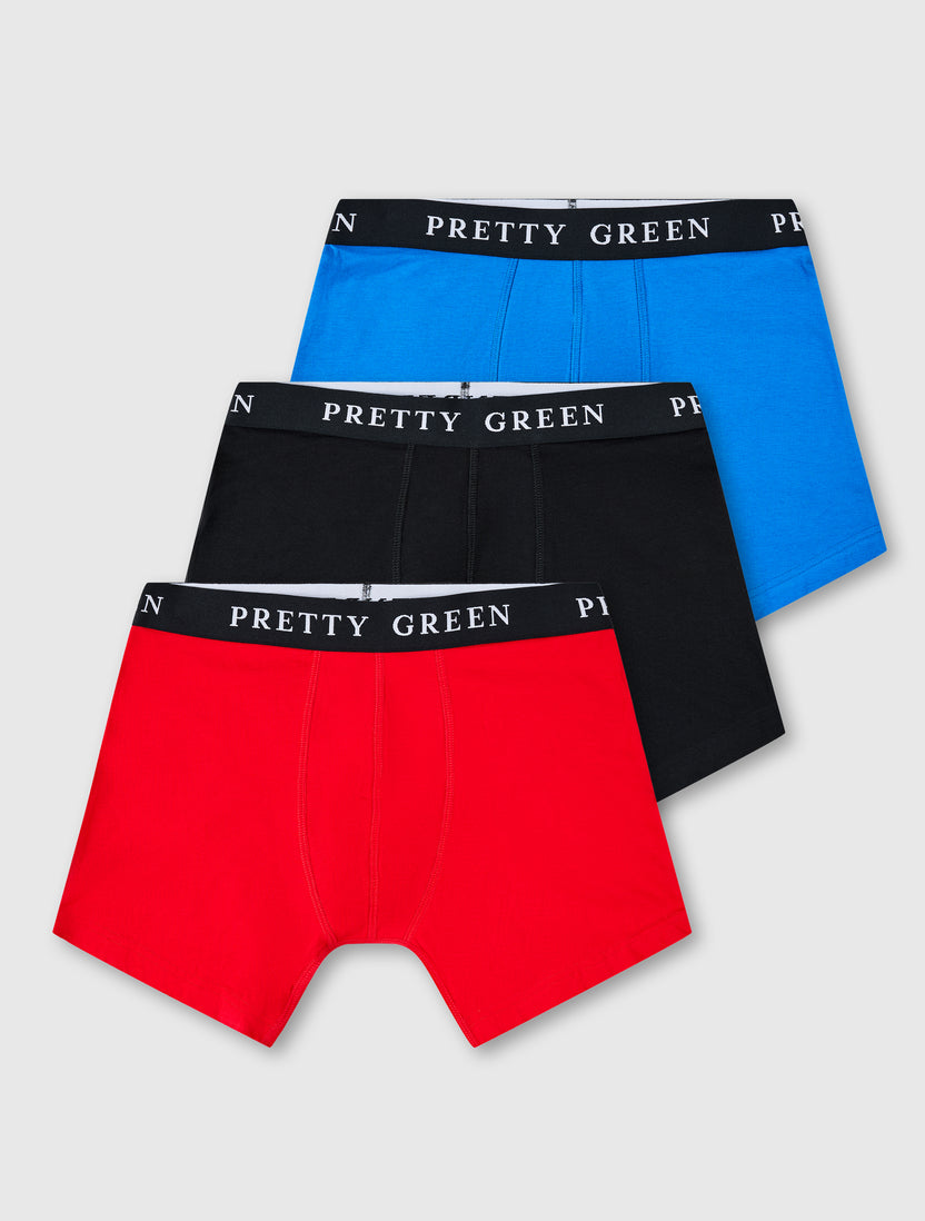 Red 3 Pack Nimbus Boxers – Pretty Green Store