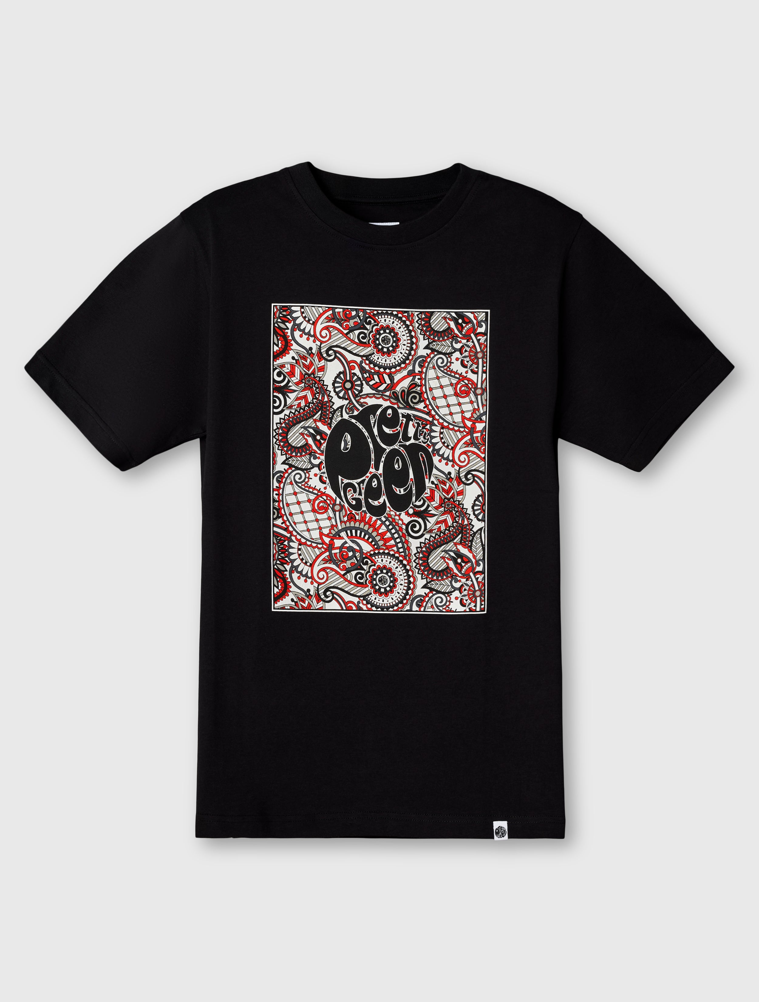 Black Resonance Box Logo T-Shirt – Pretty Green Store