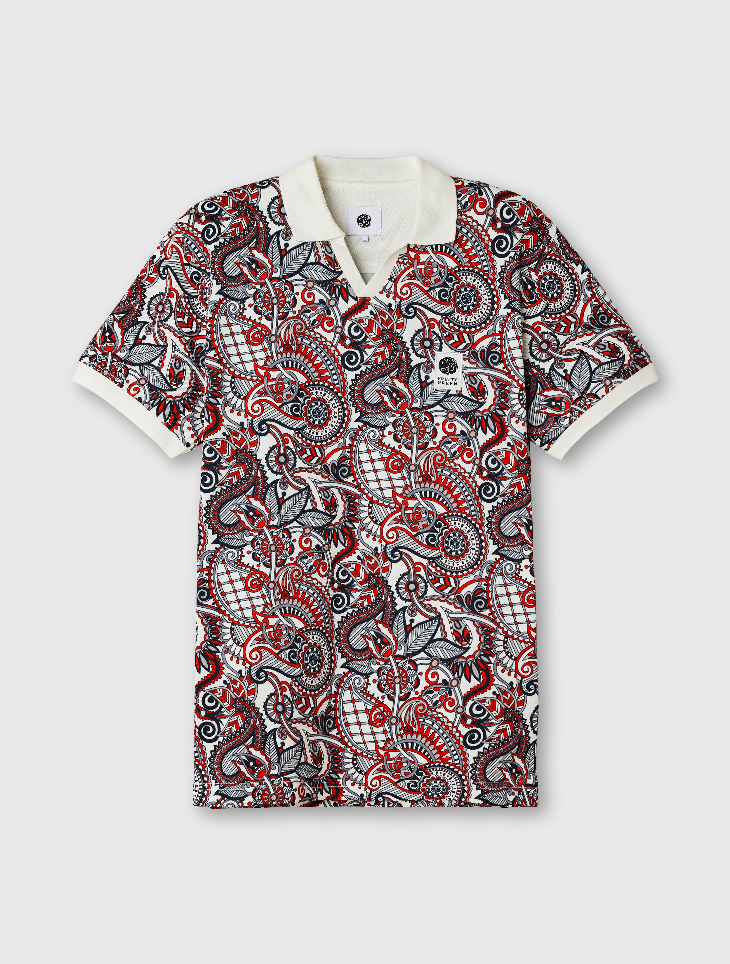 Multi Resonance Printed Polo – Pretty Green Store