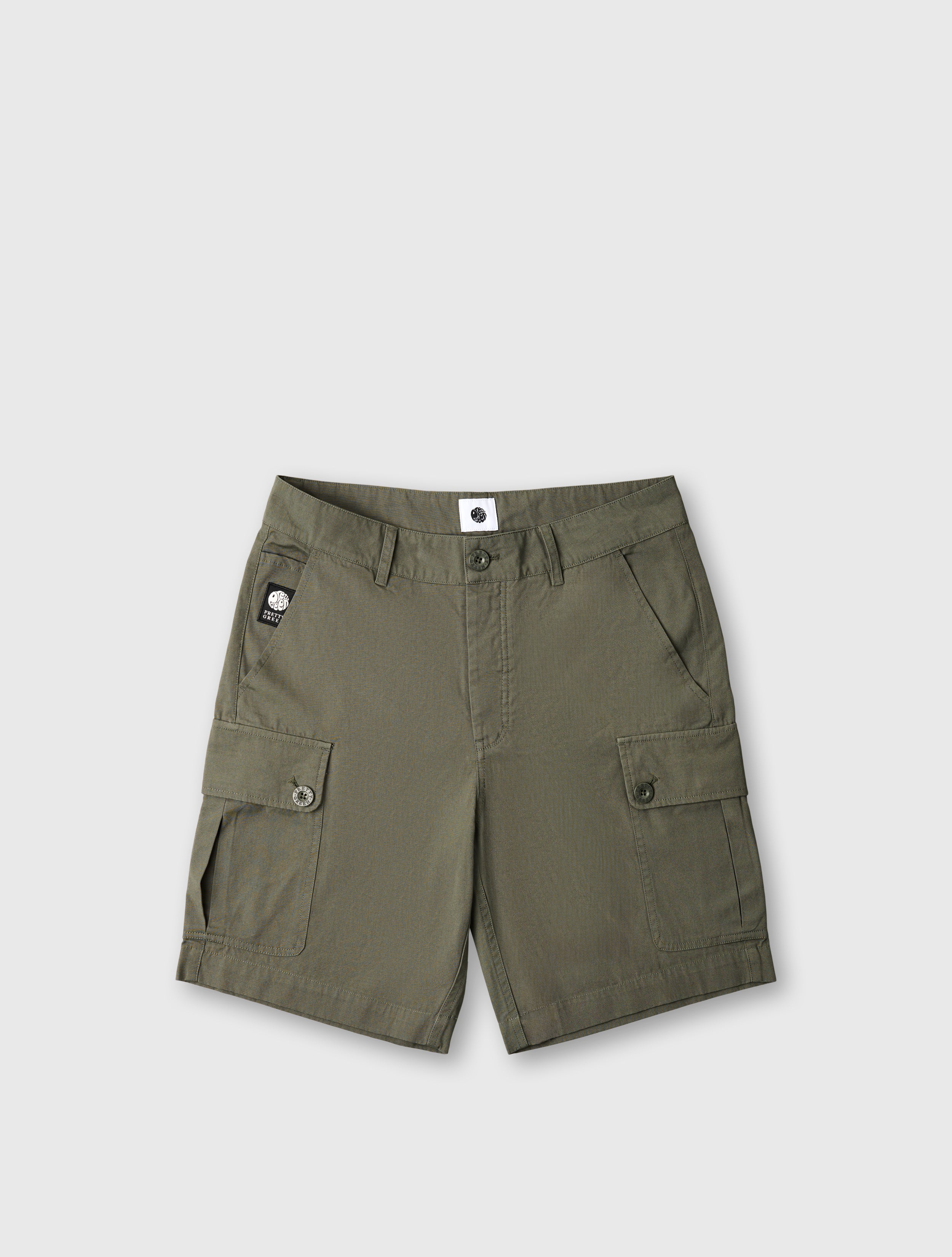 Dark Green Bostall Cargo Shorts – Pretty Green Store